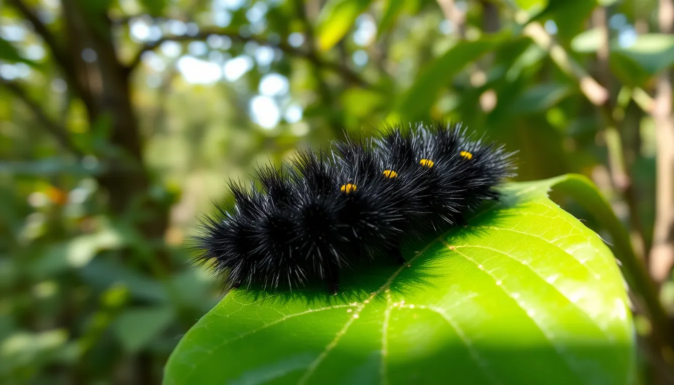 Beware the Poisonous Black Fuzzy Caterpillar in Texas: Identification ...